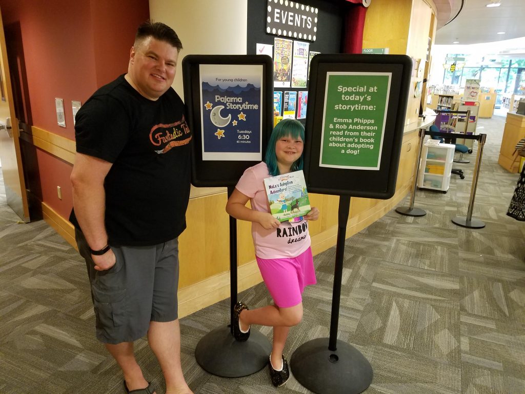 Emma Phipps Reads "Nala's Adoption Adventure" at the Eugene Public ...